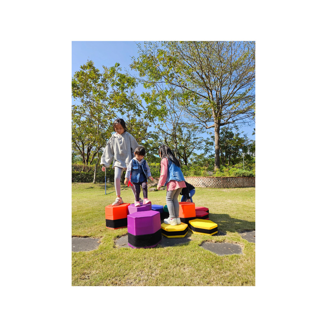 I029 Hexagon step set of 6-Shine Sport