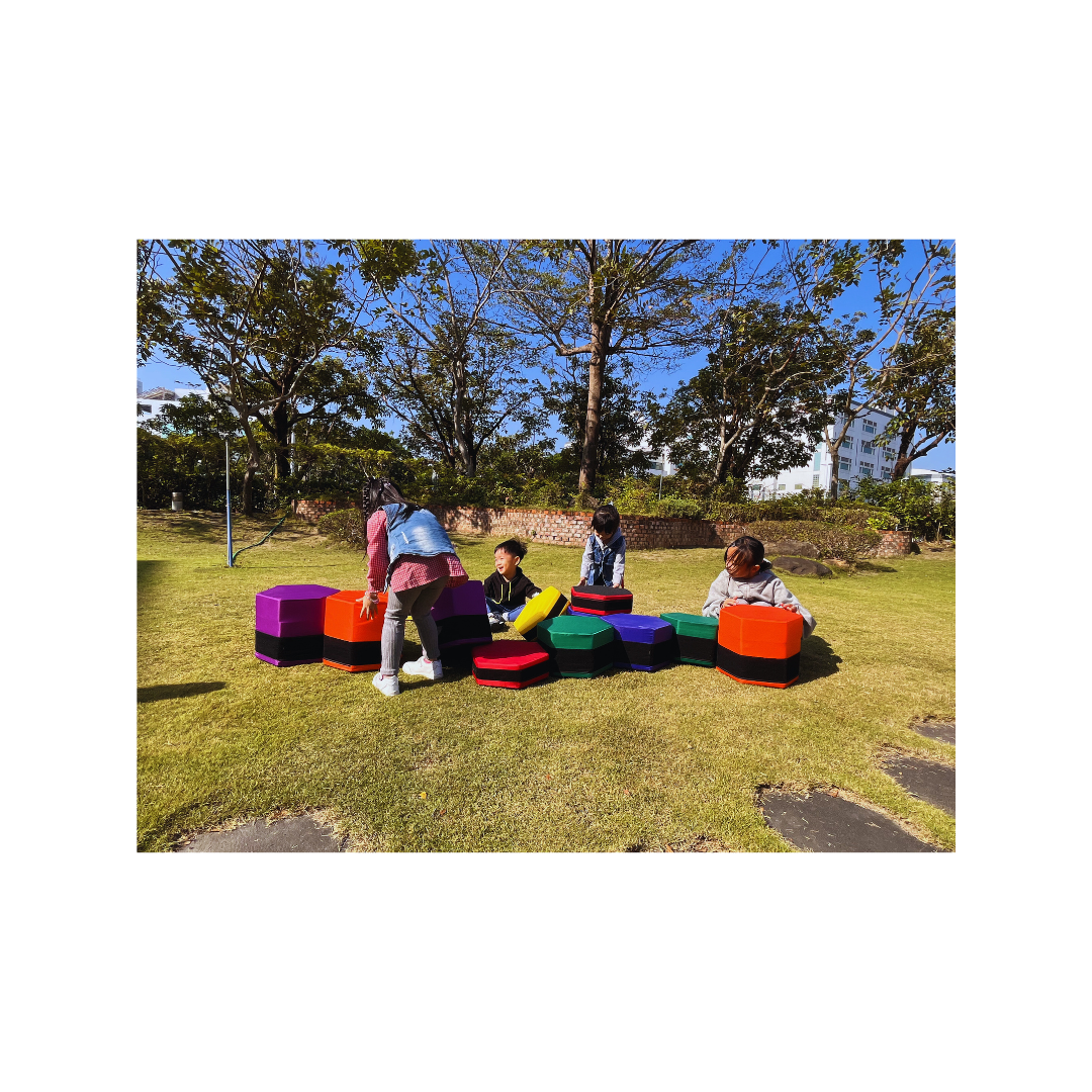 I029 Hexagon step set of 6-Shine Sport