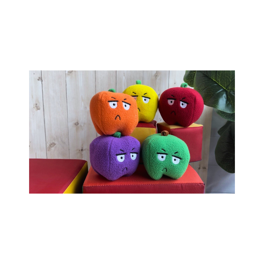 Z062 Adorable face emotion stuffed fruits and spiders set-Shine Sport
