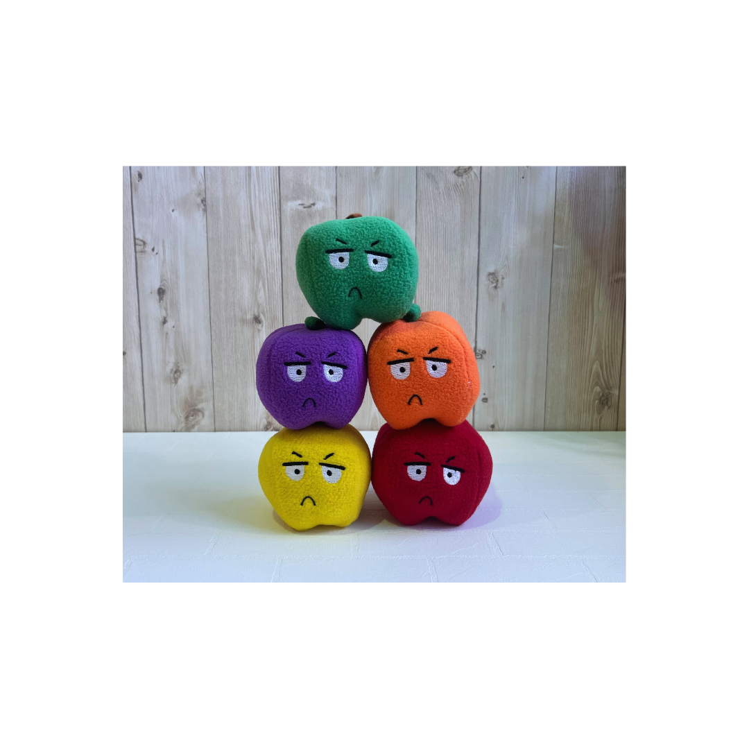Z062 Adorable face emotion stuffed fruits and spiders set-Shine Sport