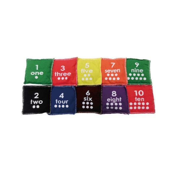 Number beanbags set of 10-Shine Sport